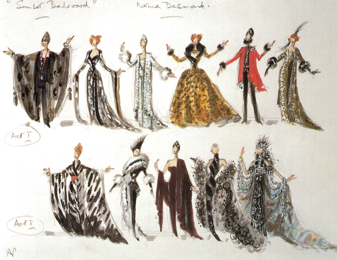 Sunset Boulevard - La compagnie du costume